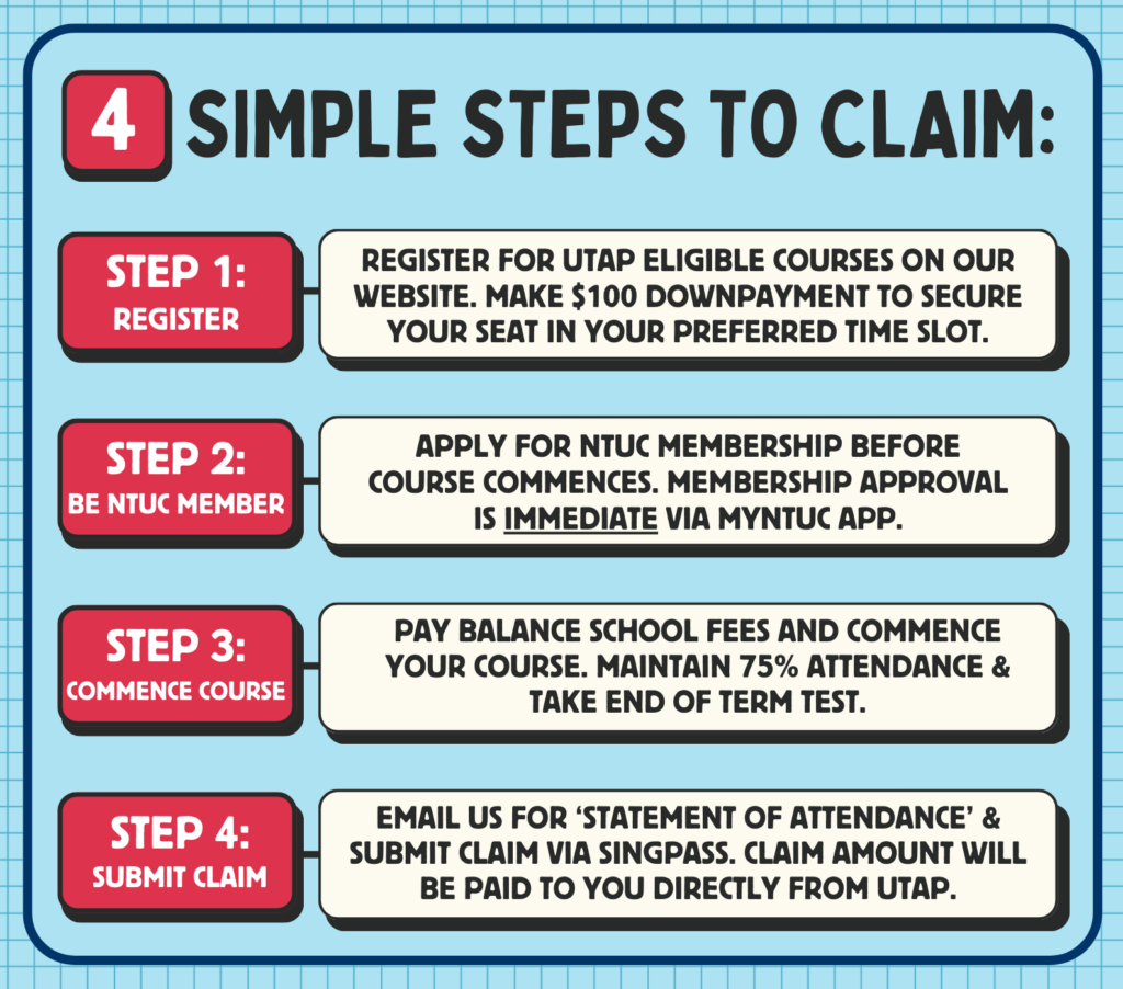 Singapore Korean Language Courses - Using UTAP Funding